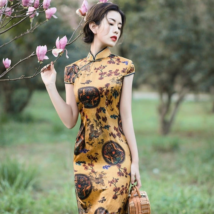Robe Chinoise Jaune | Univers Chinois