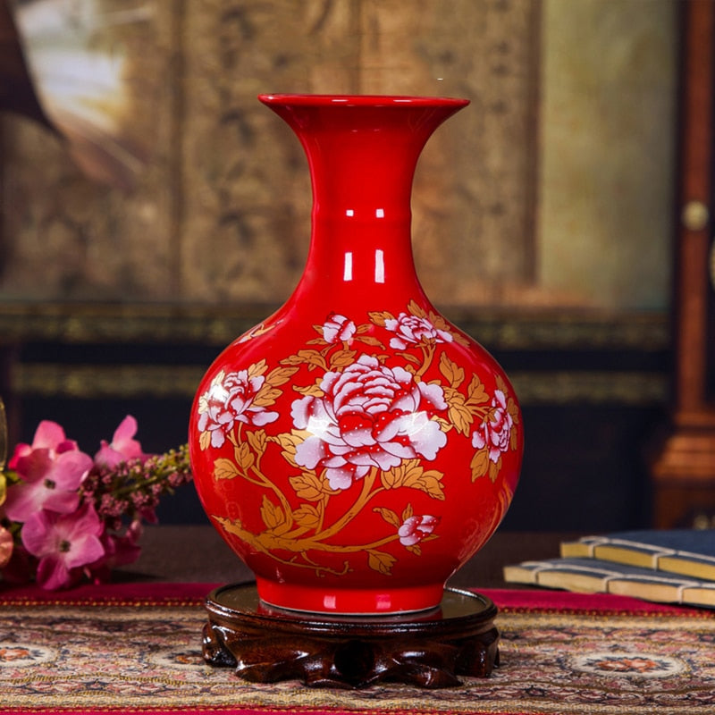 Vase Chinois Rouge | Univers Chinois